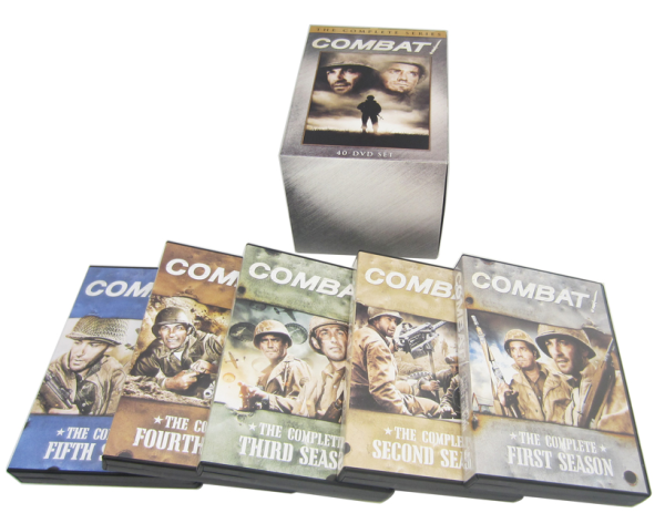 Combat The Complete Seasons 1-5 DVD Box Set 40 Disc Free Shipping