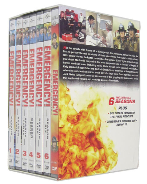 Emergency The Complete Series Seasons 1-7 DVD 32 Dsic Set