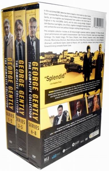 Inspector George Gently The Complete Collection DVD Box Set 25 Disc Free Shipping