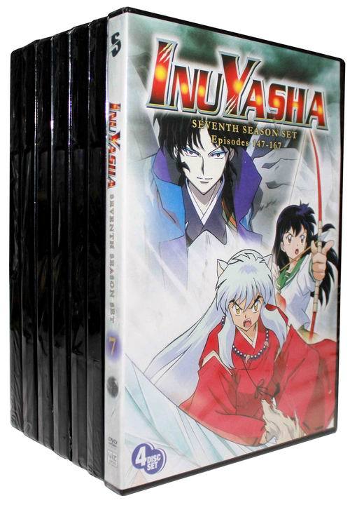 Inuyasha The Complete Series Seasons 1-7 DVD Box Set 32 Disc Free Shipping
