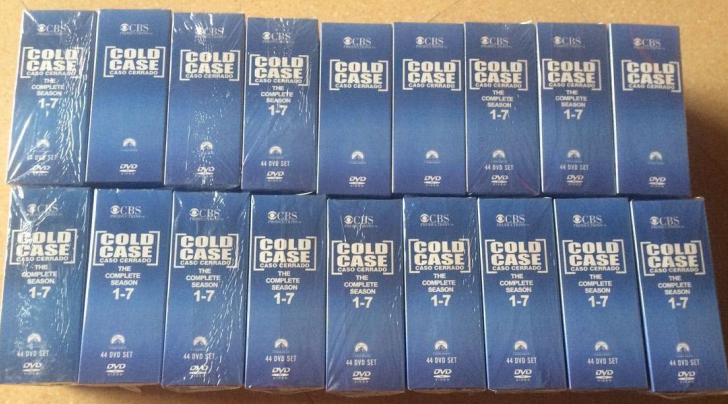 Cold Case The Complete Series Seasons 1-7 DVD Box Set 44 Disc