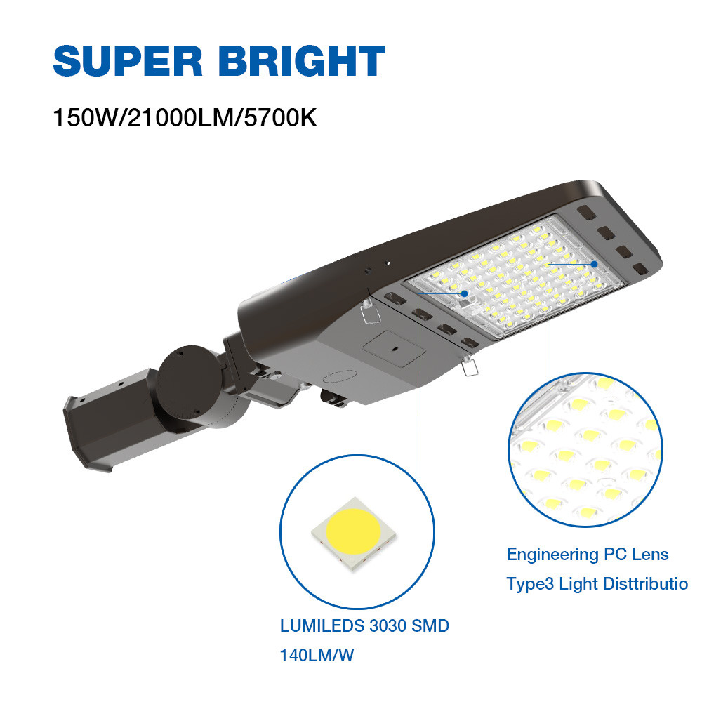 US$ 179.98 - LED Parking Lot Light 150W 21,000LM (140LM/W) 5700K LED ...