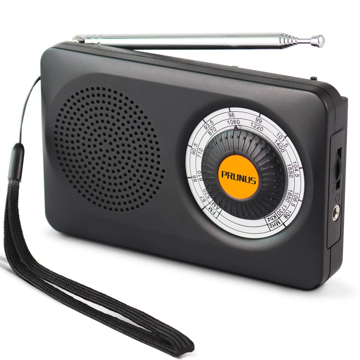 PRUNUS J-115 FM/AM(MW) DSP Transistor Portable Radio, Operated by 2 AA ...