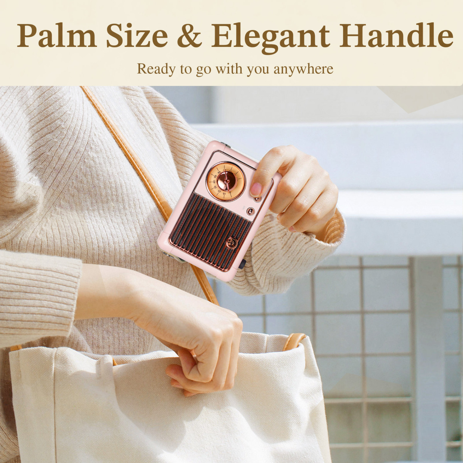 PRUNUS J-999 Retro Bluetooth Speaker Portable Wireless Speaker ...