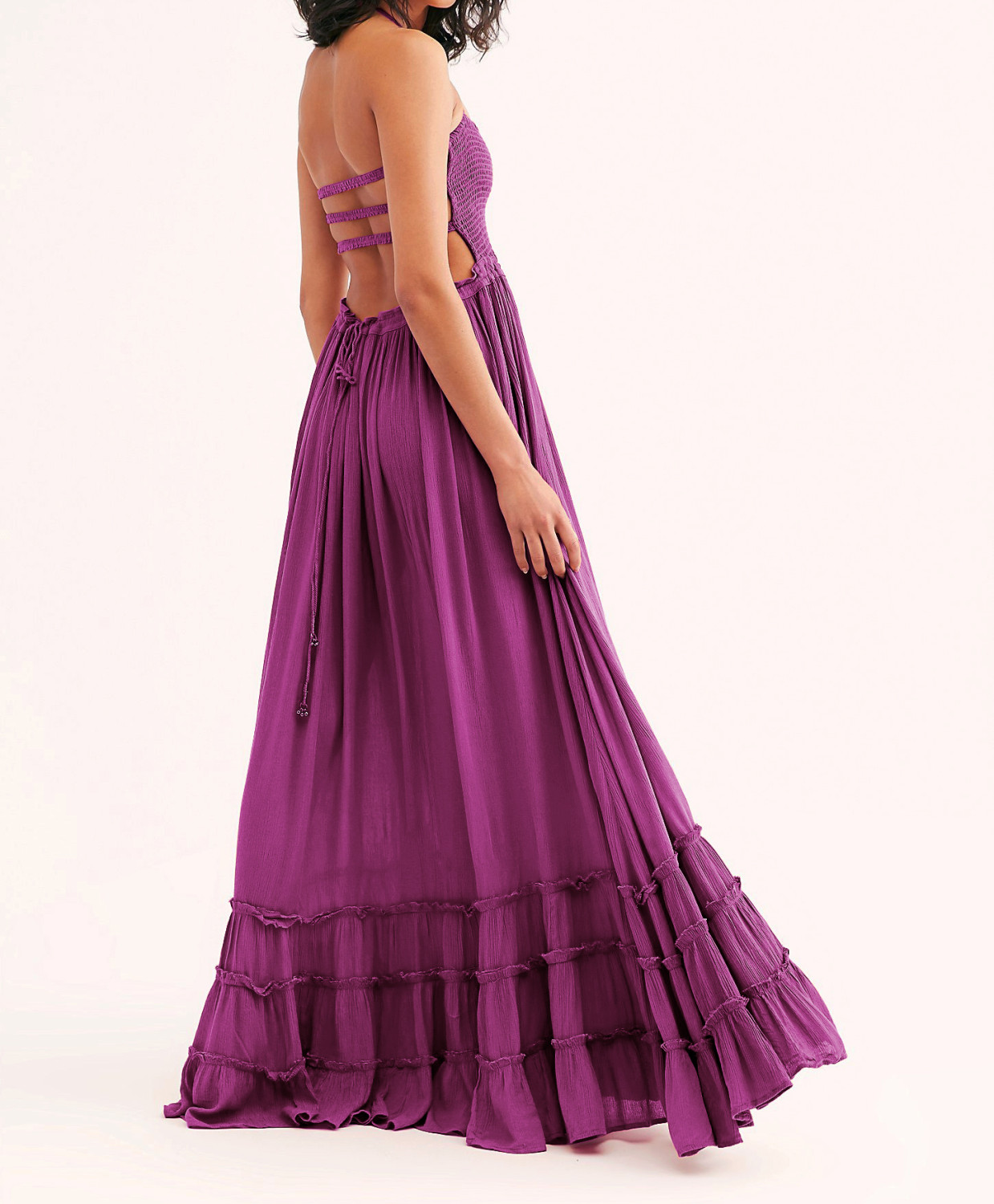 R.Vivimos Women Summer Cotton Sexy Blackless Maxi Dresses R.Vivimos Women Summer Cotton Sexy Blackless Maxi Dresses