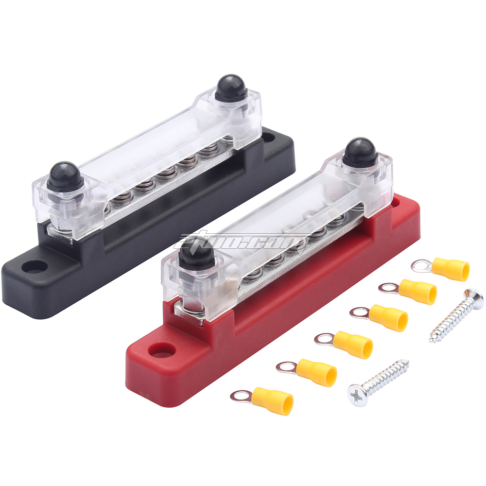 US$ 4.08 ~ US$ 5.10 - M6 12V Bus Bar 1/4 inch Power Distribution Block ...