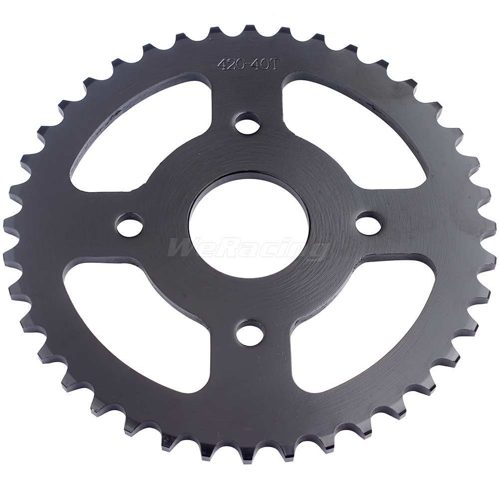 US$ 5.99 - 40 Tooth Rear Sprocket for 40/41/420 Chain 40mm Bore Fit for ...