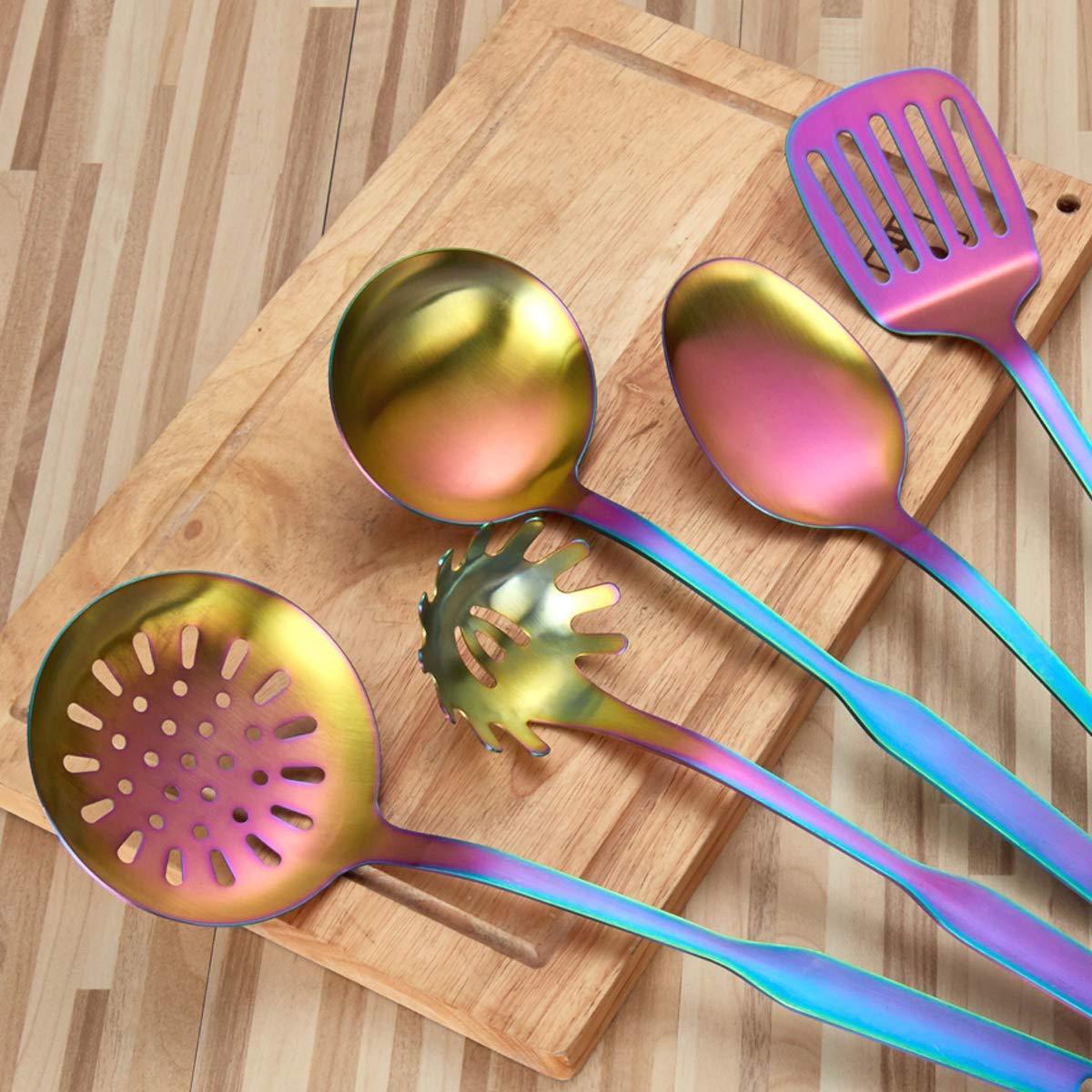 Berglander KT109 Rainbow Stainless steel kitchen utensils set