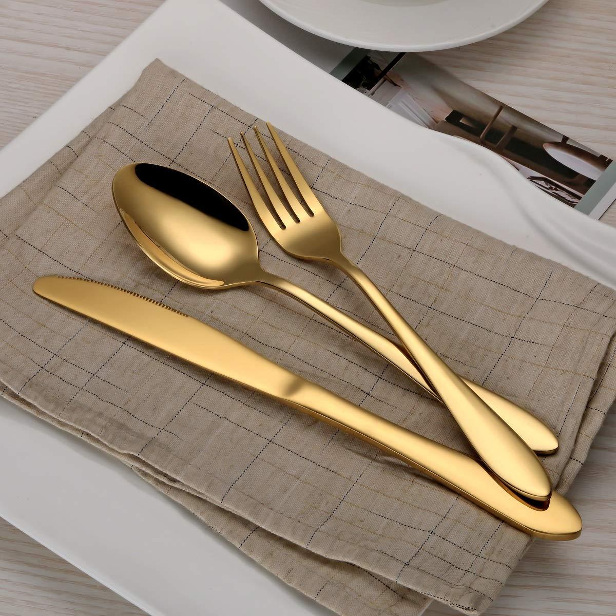 Berglander 108 Golden flatware set