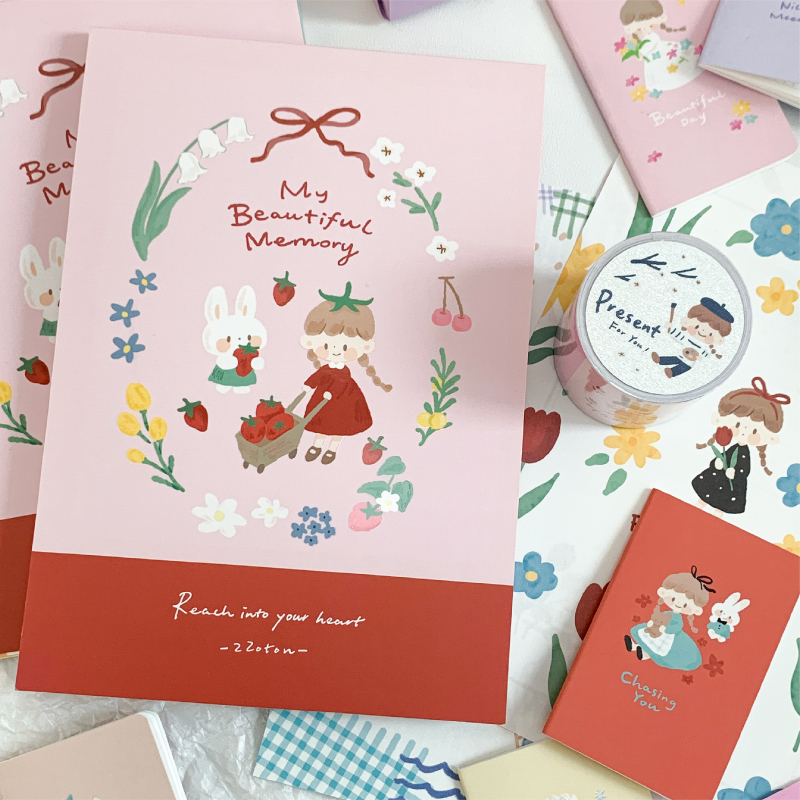 6月下発送【molinta】シール ノート molinta 色彩的礼物 美丽回忆