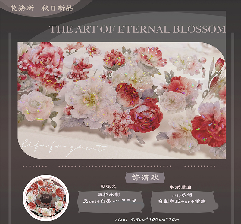 ループカット【12月下旬発送】マステ 花柒所 11月6日締め切り