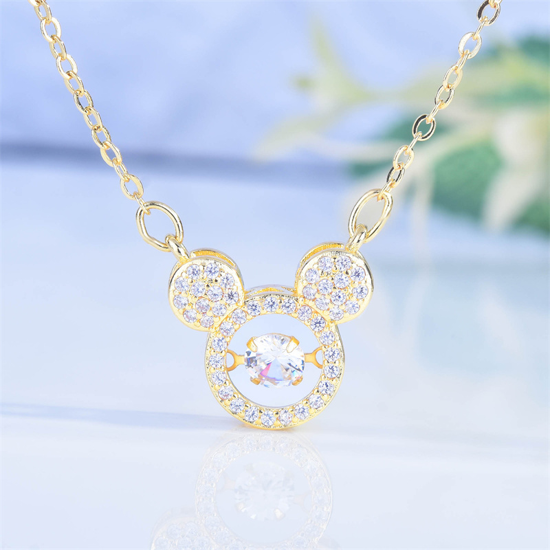 US$ 2.00 ~ US$ 2.67 - collares lindos de mickey mouse de diamantes de ...