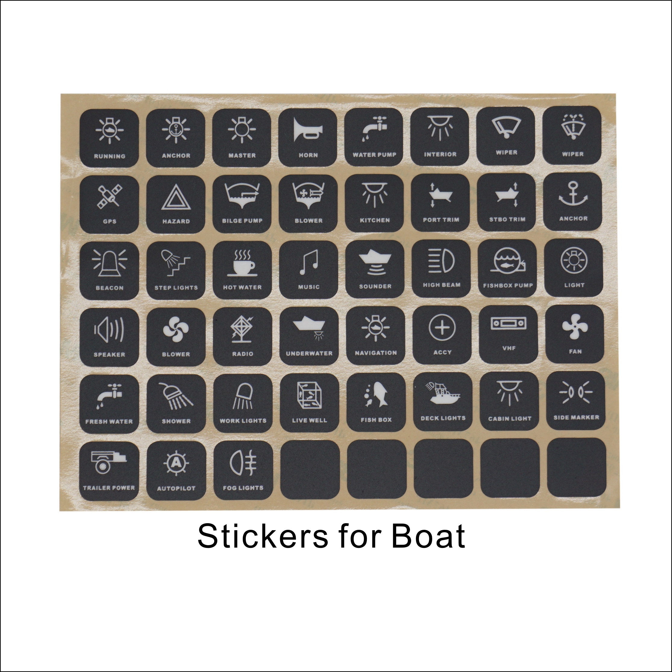 US$ 14.00 - Legend Stickers sheet for Boat - www.voswitch.com