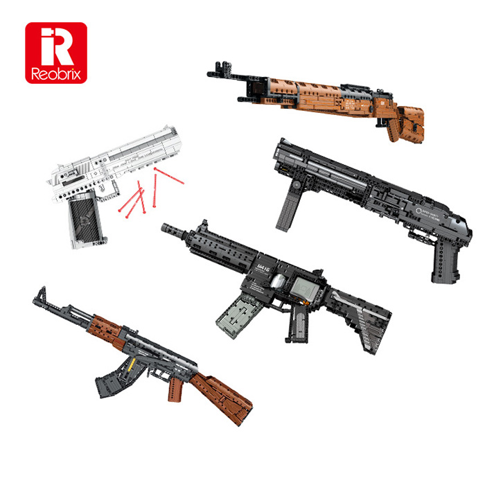 USD 8.20 - Reobrix Building block gun weapon series - www.morkmodel.com