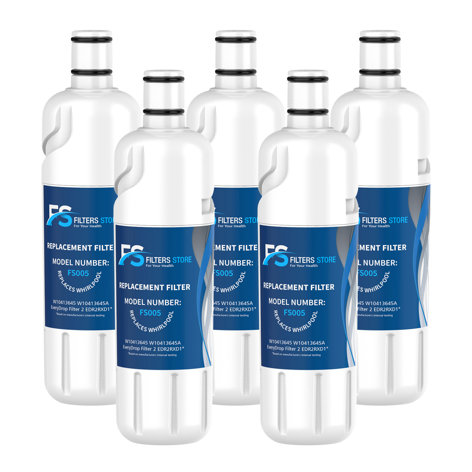 Edr2rxd1, w10413645a Water Filter, Filter 2 By FS (5 Pack)