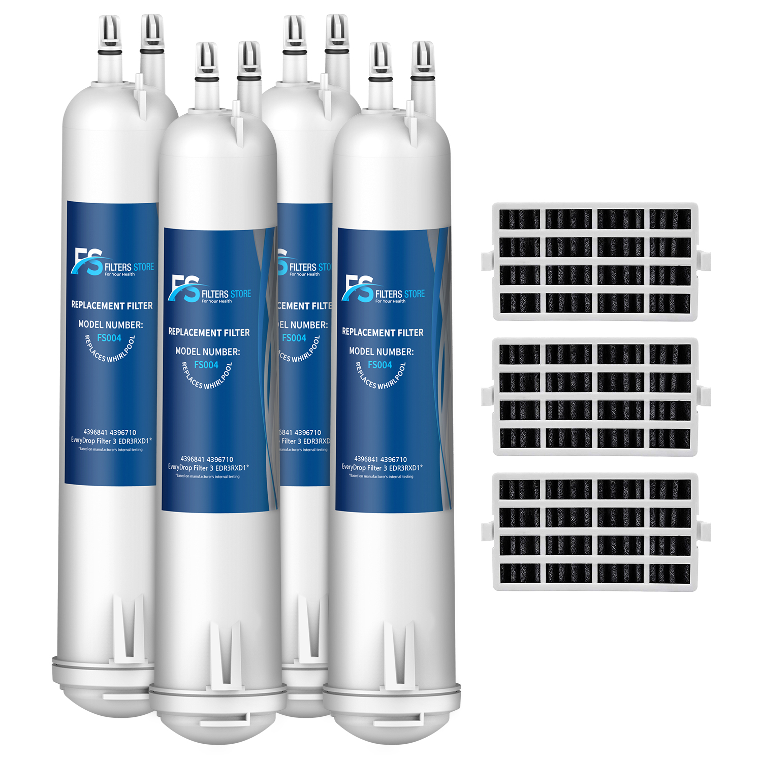 FS 4pk Filter3,4396841, EDR3RXD1, 46-9083 with Air filter
