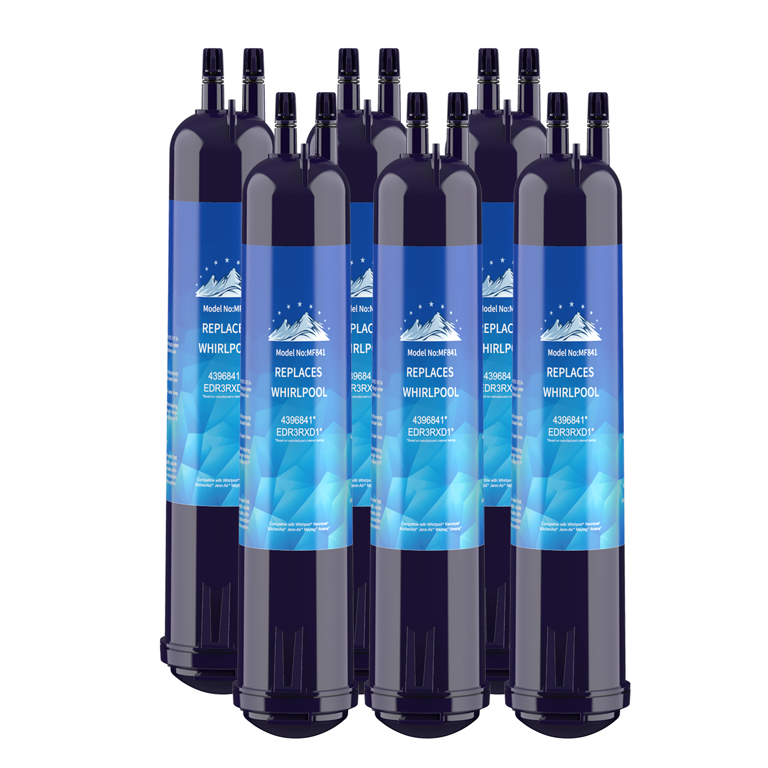 MountainFlow 6pk 4396841 Water Filter Compatible with EDR3RXD1 Filter 3