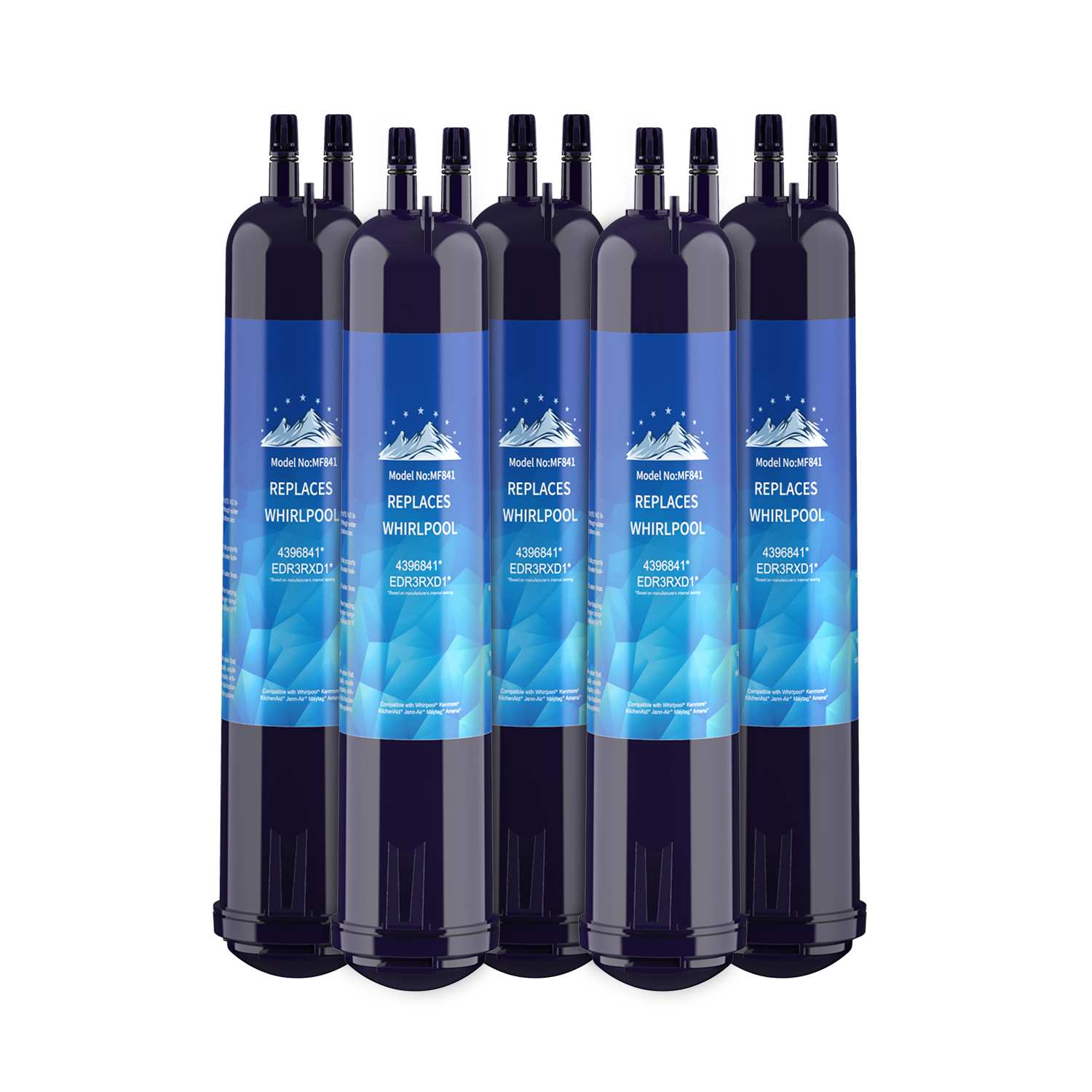 MountainFlow 5pk 4396841 Water Filter Compatible with EDR3RXD1 Filter 3