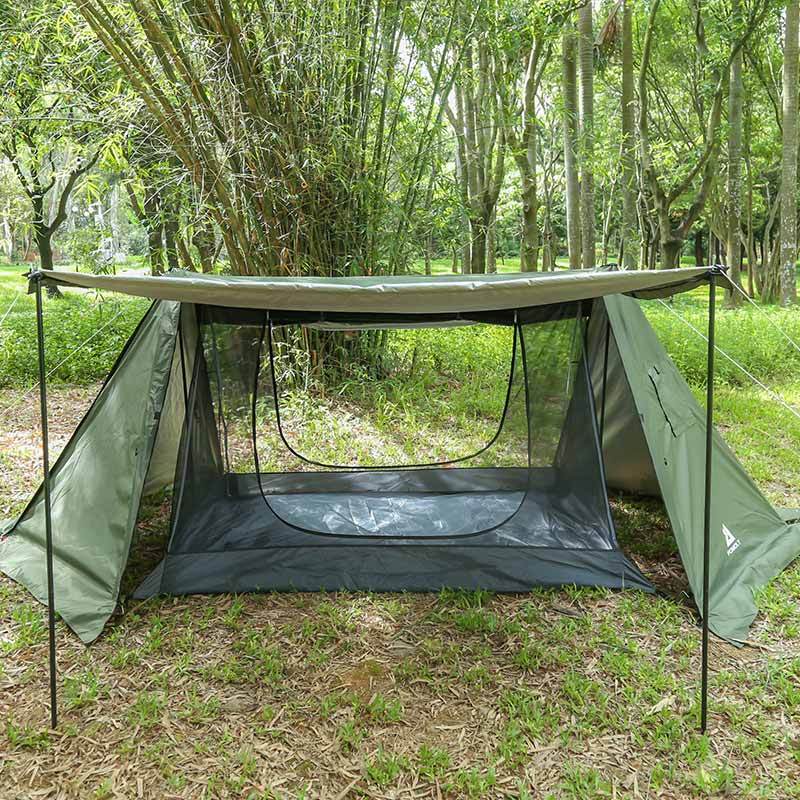 FORT Hot Tent, Hot Shelter, Backwoods Bungalow with Wood Stove Jack 4 ...