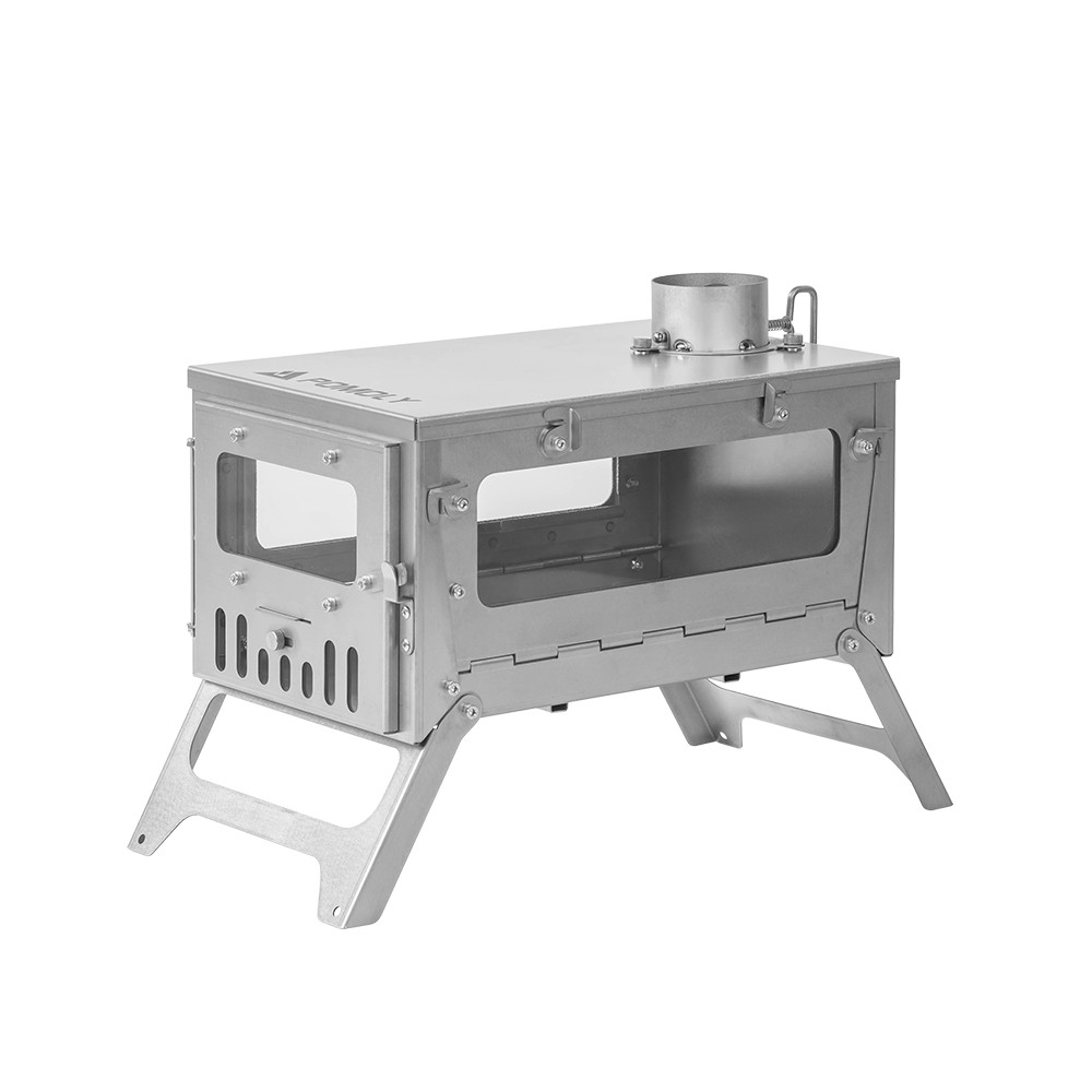 Fastfold Tent Stove | Titanium Tent Stove for Hot Tent | POMOLY