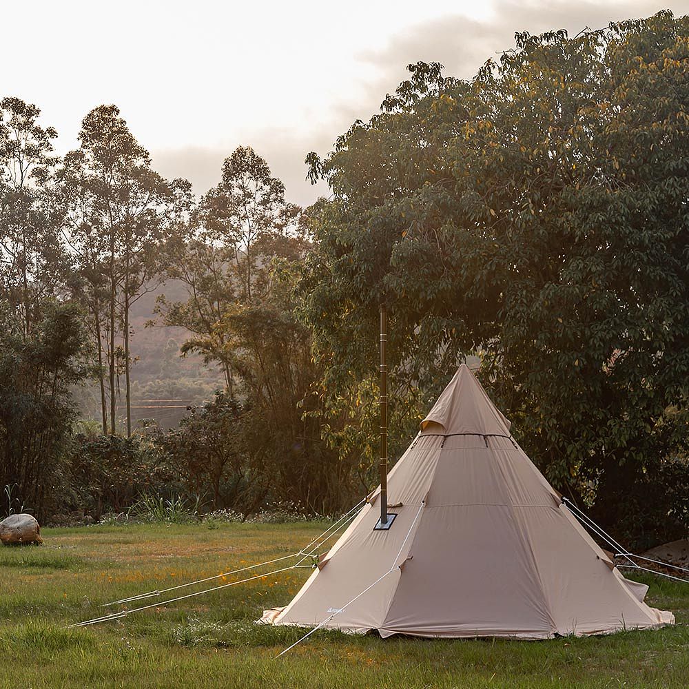 YARN Octa Canvas Hot Tent with Wood Stove Jack 3-5 Person