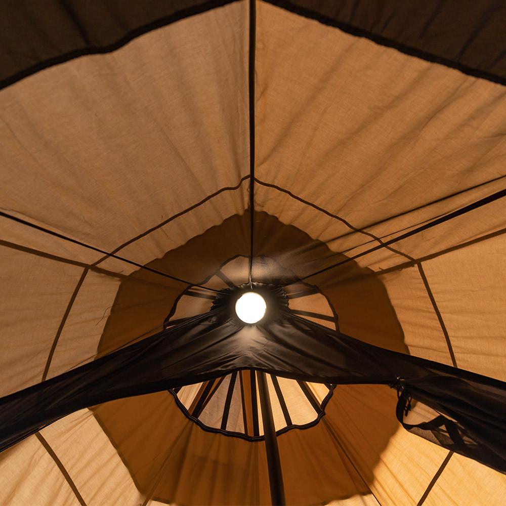 YARN Octa Canvas Hot Tent with Wood Stove Jack 3-5 Person