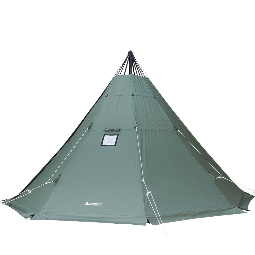 YARN Octa Canvas Hot Tent with Wood Stove Jack 3-5 Person