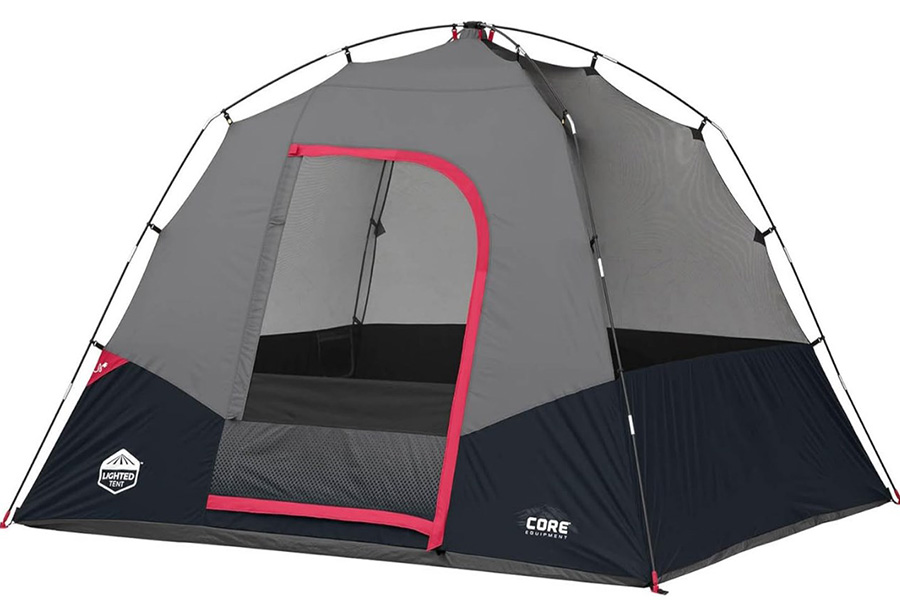 Core 6 Person Lighted Dome Tent Review - www.pomoly.com