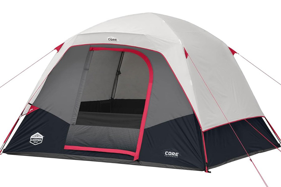 Core 6 Person Lighted Dome Tent Review - www.pomoly.com
