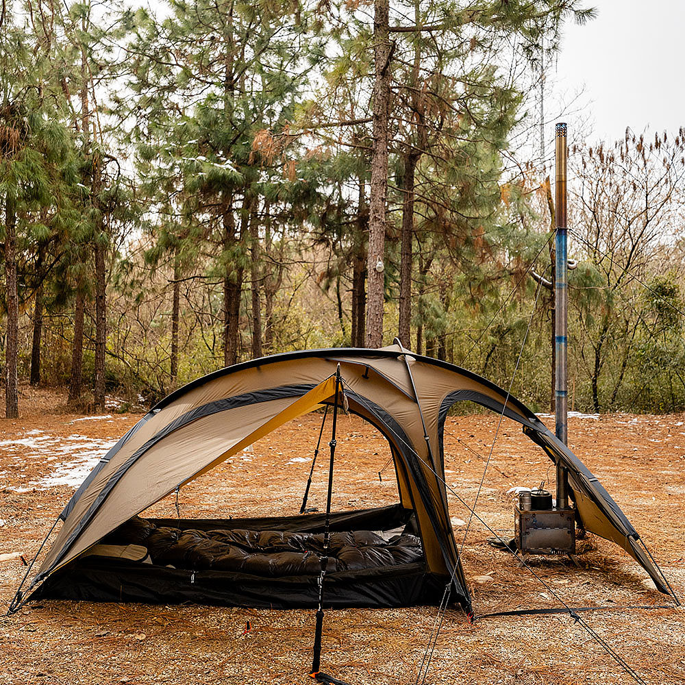 Best Wood Stove Tent | POMOLY LEO 2 Camping Stove Tent for Hot Tenting