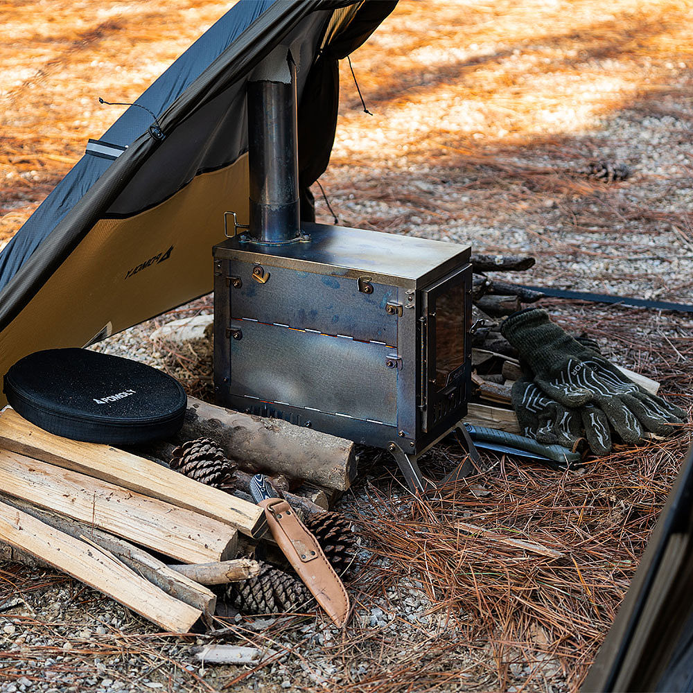 Best Wood Stove Tent | POMOLY LEO 2 Camping Stove Tent for Hot Tenting