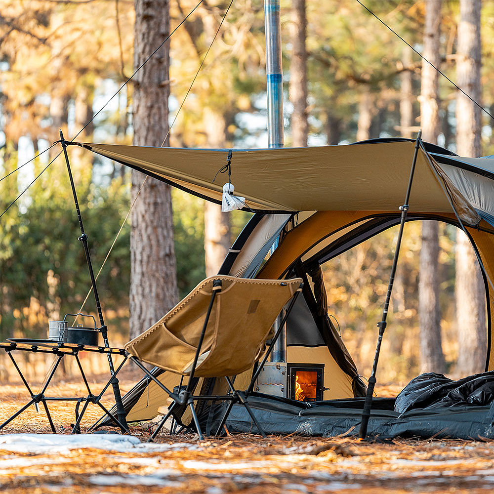 Best Wood Stove Tent | POMOLY LEO 2 Camping Stove Tent for Hot Tenting