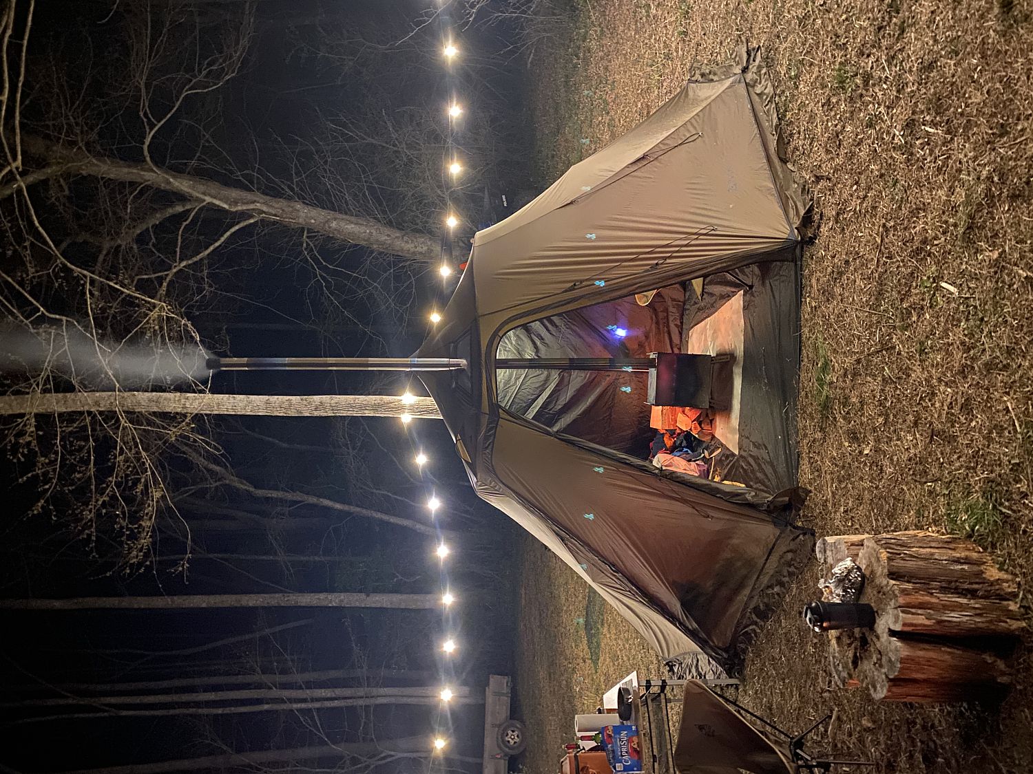 Circle Tent for Camping | POMOLY Circle 6 Hot Tent Bell Tent with Stove ...