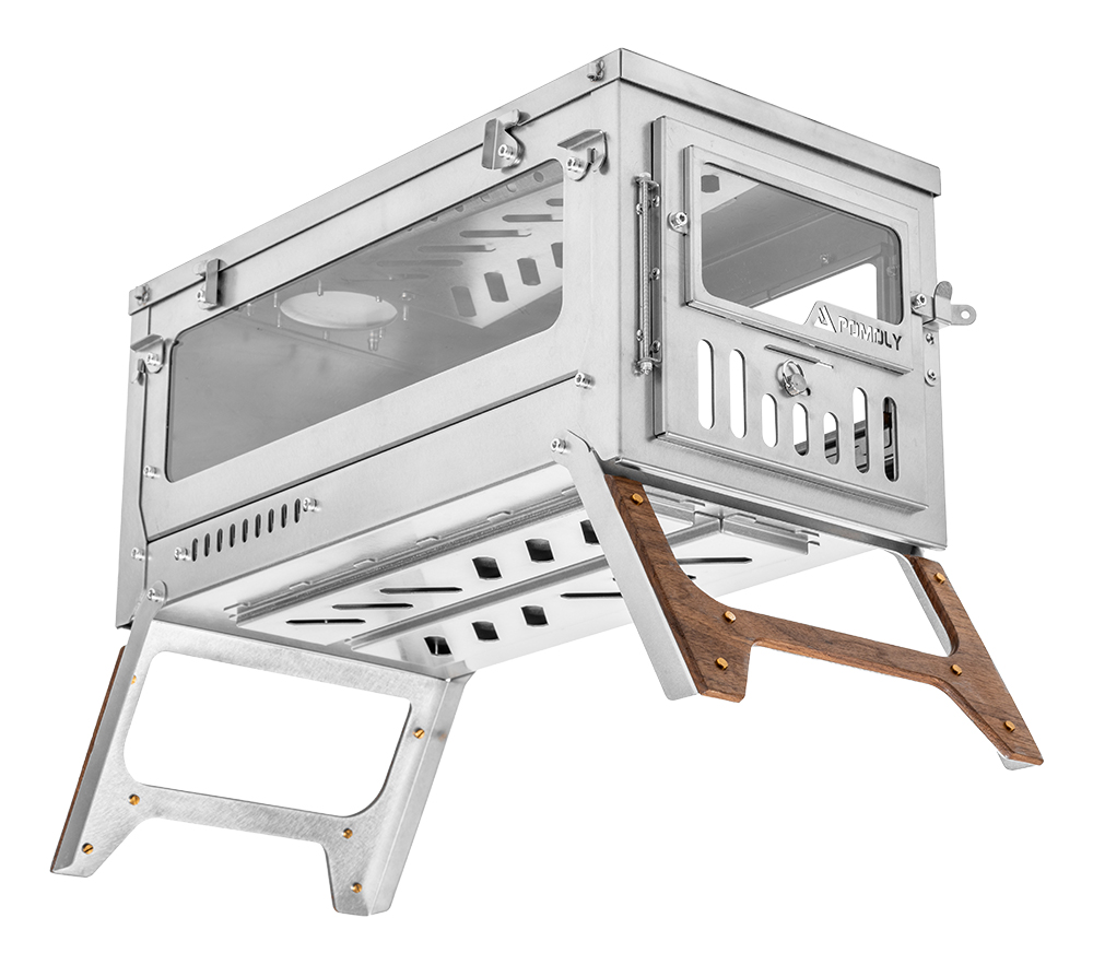 T1 Ultra 3 3.0 Version Portable Titanium Tent Stove | Camping Wood ...