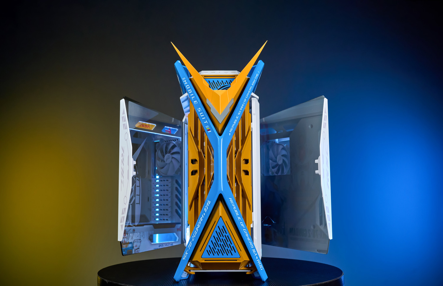 US$ 899.99 - Customized Gundam White ASUS GR701 EATX full-tower ...