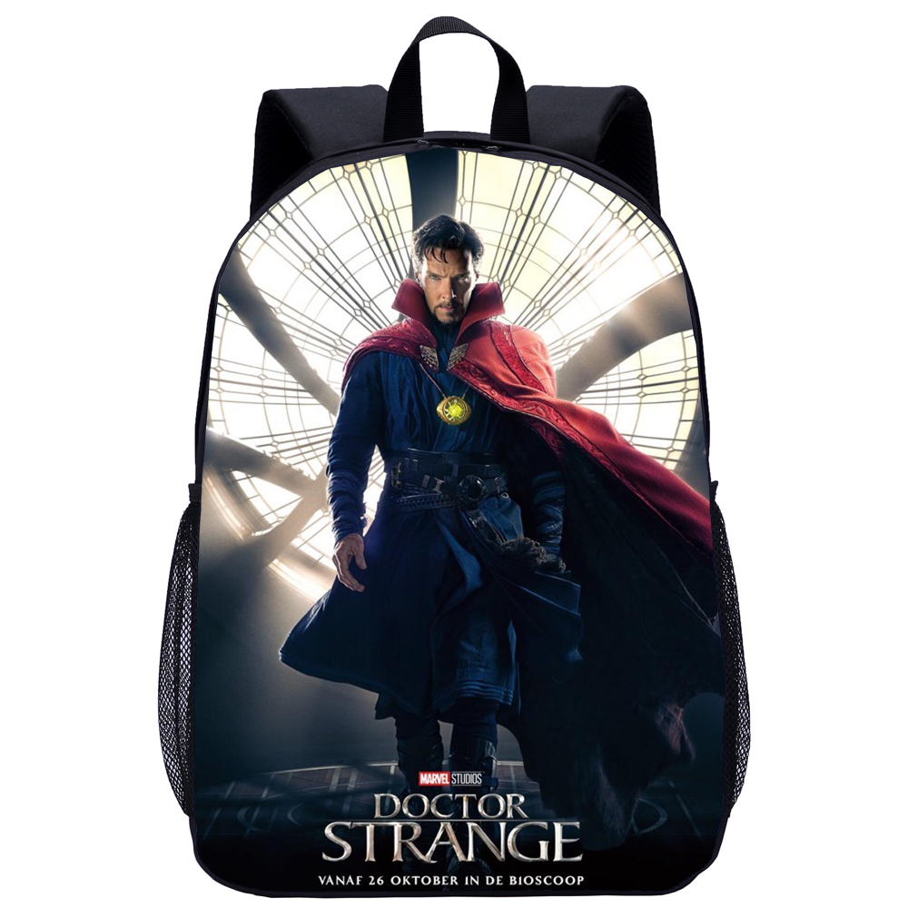Fashion Doctor Strange School Backpack Boy Movie Image Print Daypack