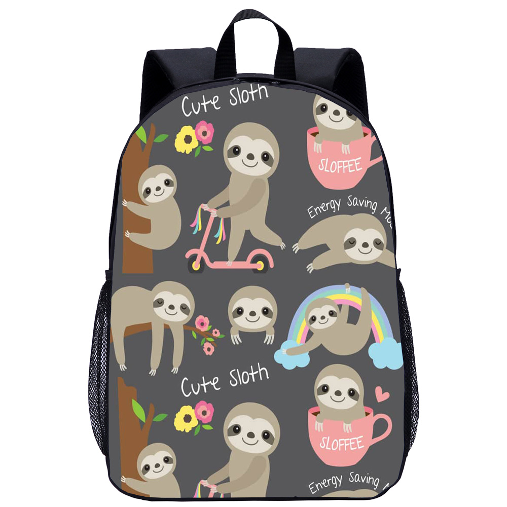 Cartoon Sloth Backpack Kawaii Child School Bag for 1-6 grad Primary School