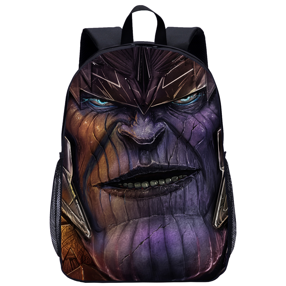 The Avengers Thanos Backpack School Student Book Bag For Boy And Girl