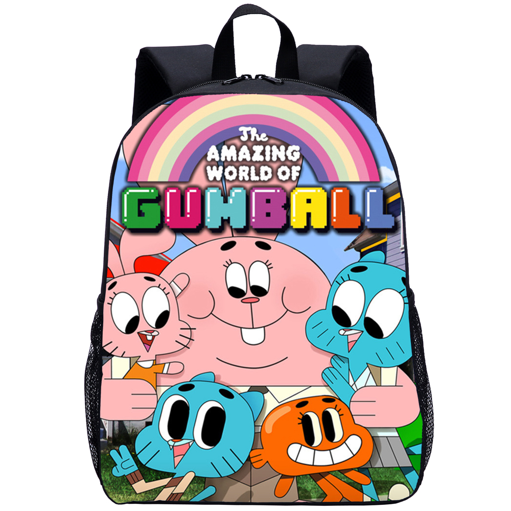 The Amazing World of Gumball Backpack Catroon Anime Kids School Bag