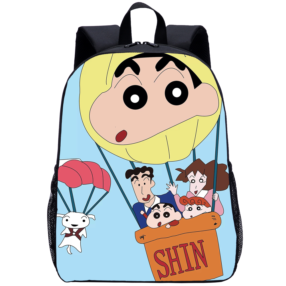Crayon Shinchan Backpack Japan Anime Cartoon Cute School Bag