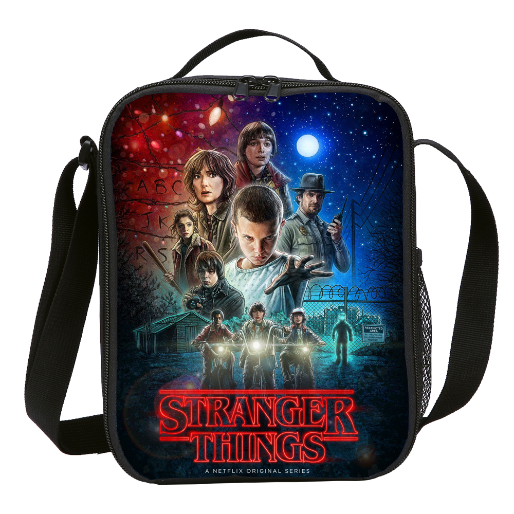 Stranger Things Cooler Bag Tote Shoulder Lunch Bag For Teenager