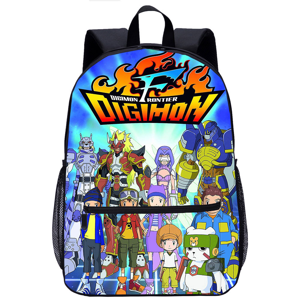 Large Backpack Digimon Digital Monster 3D Print School Bag For Boy And Girl