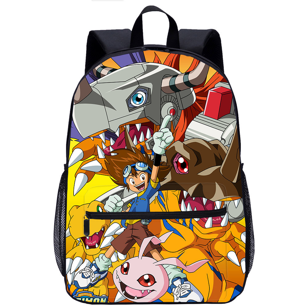 Large Backpack Digimon Digital Monster 3D Print School Bag For Boy And Girl