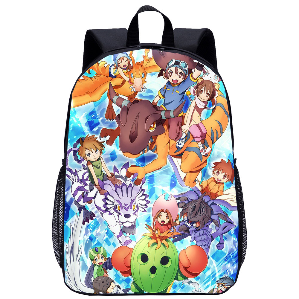 Wholesale Backpack Kids Digimon Digital Monster School Bag For Boy And Girl