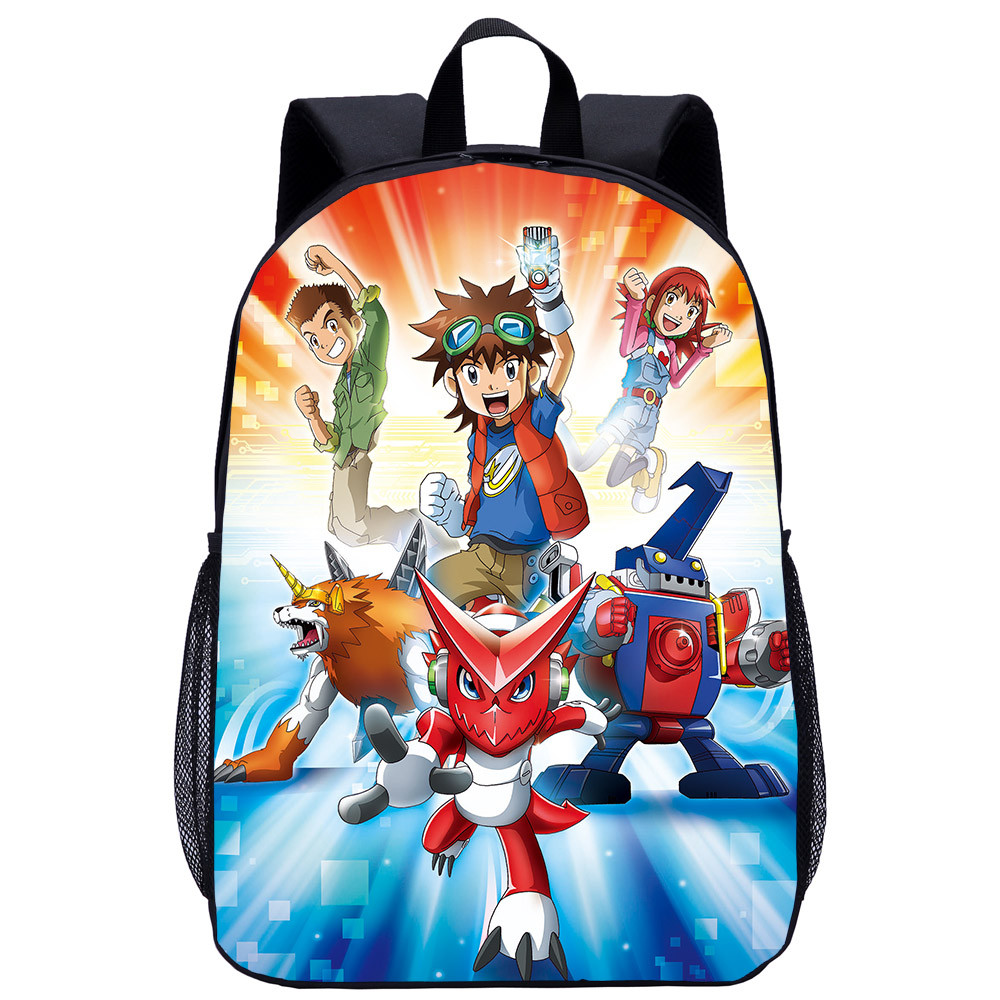Wholesale Backpack Kids Digimon Digital Monster School Bag For Boy And Girl