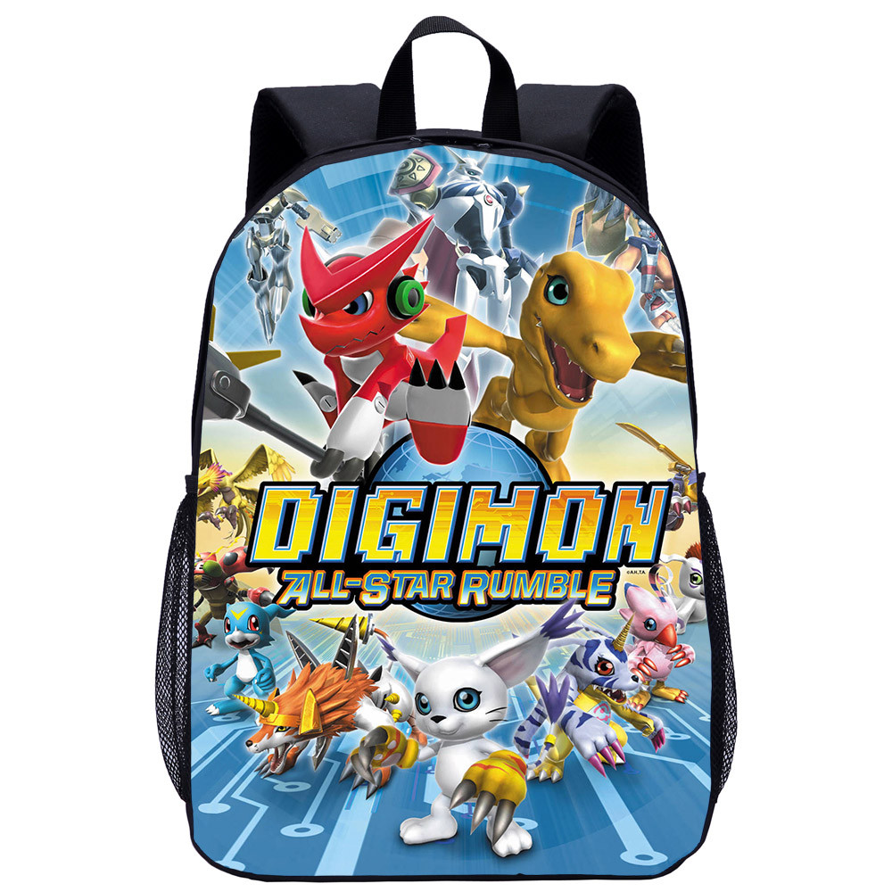 Wholesale Backpack Kids Digimon Digital Monster School Bag For Boy And Girl