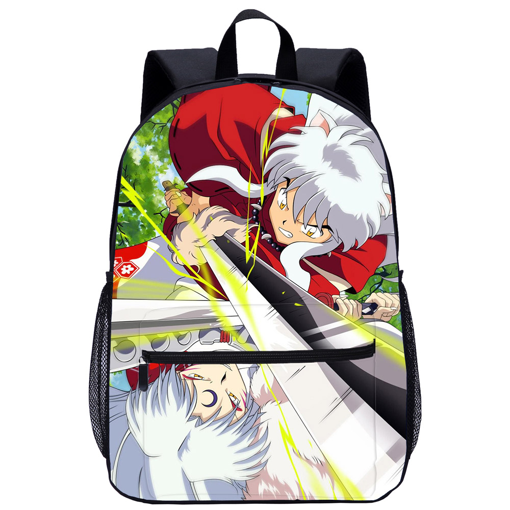Wholesale Cartoon Backpack Teenager Inuyasha School Bag For Boy And Girl