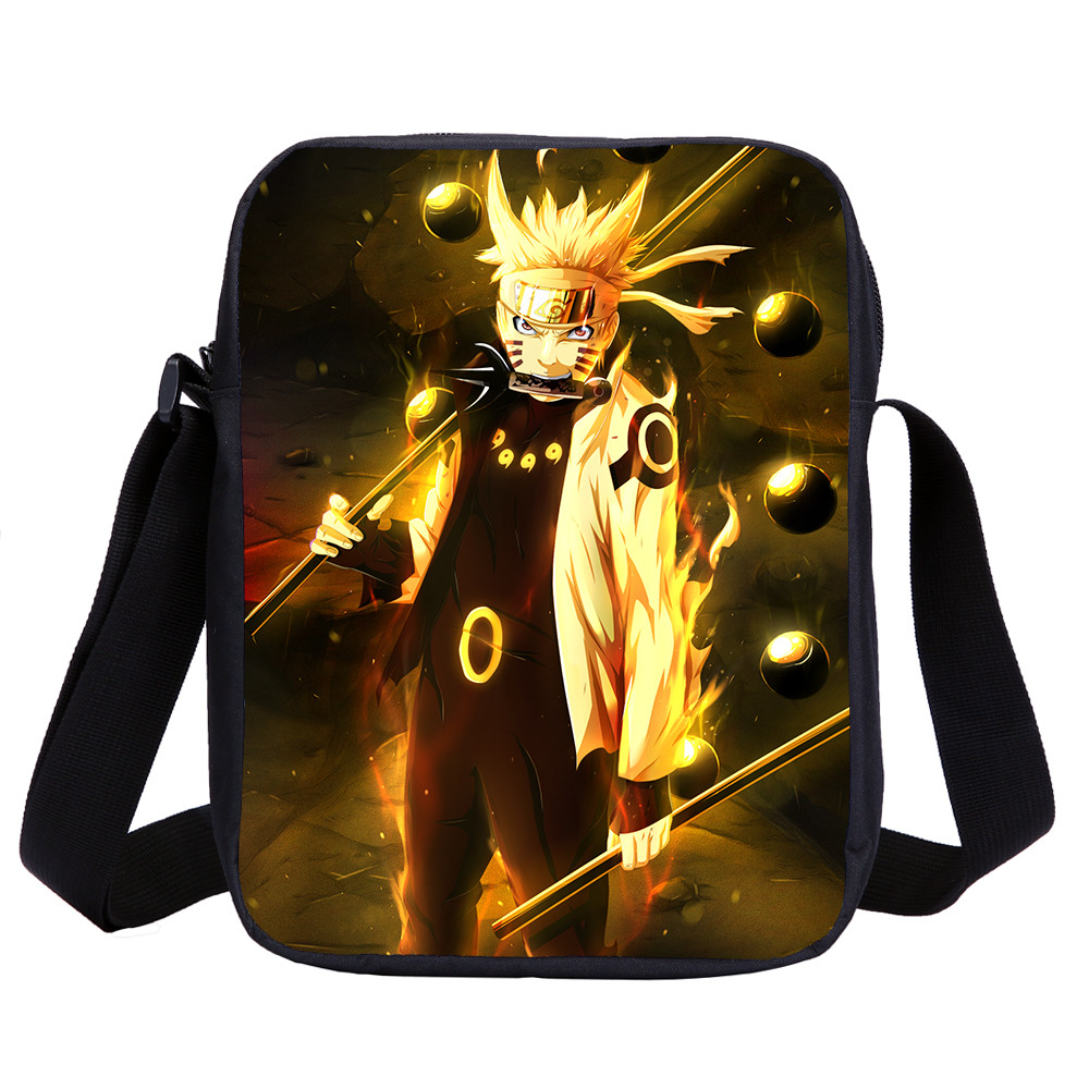 Wholesale Cartoon Print Naruto Crossbody Messenger Bag Kids Small ...