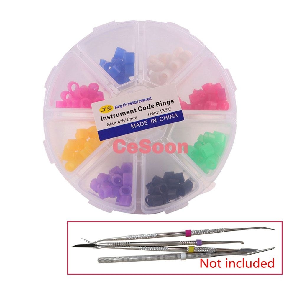 Instrument Code Ring Band Autoclavable Medical Hygienist Grade Silicone ...