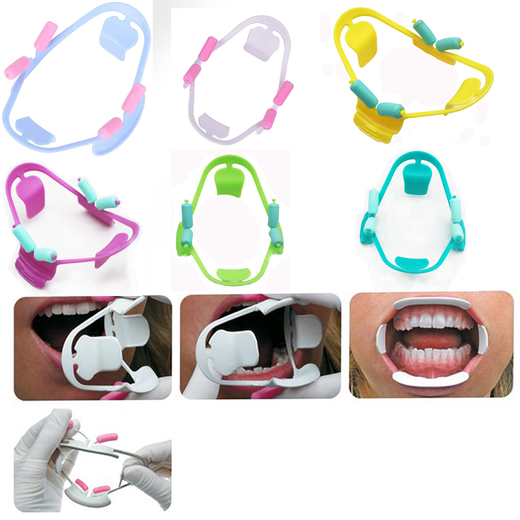 10Pcs Dental Oral Cheek Retractor Intraoral Opener Silicone Mouth Prop ...